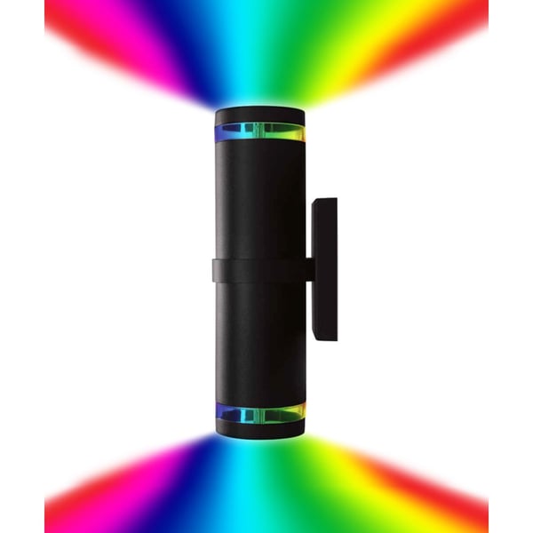 Outdoor RGBW LED Cylinder Wall Light – Alcon Lighting 11228-RGBW