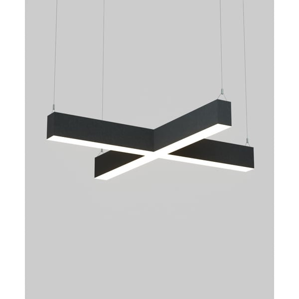 2.5" X-Shaped Linear Pendant LED Light – Alcon Lighting 12100-20-X-P