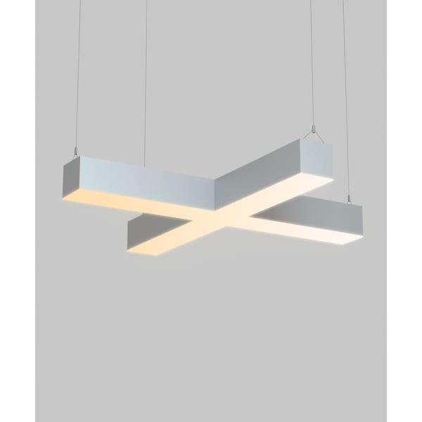 Tunable-White X-Shaped Pendant Light – Alcon Lighting 12100-40-X-P-TW