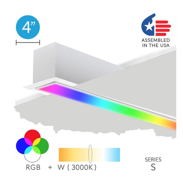 Alcon Lighting 12100-44-RGBW-R Color Changing Continuum 23 Series ...