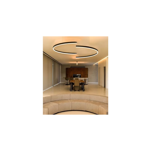 180º Half-Circle LED Ring Pendant Light – Alcon Lighting 12258