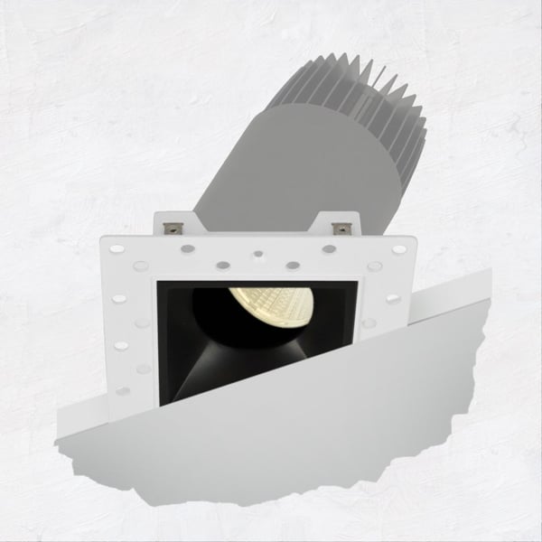 Alcon Lighting 14073-ADJ Illusione 2.5 Inch Architectural LED Square ...