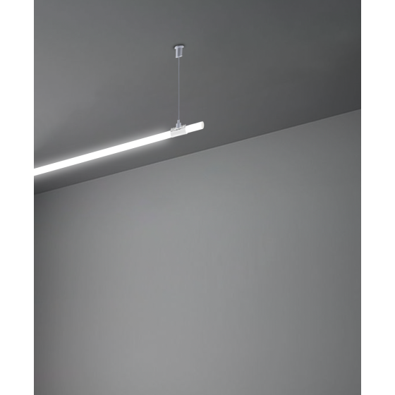 Flexible 360° Horizontal Telescopic Pendant Mount Round Strip LED Light