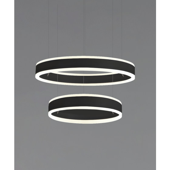3-Tier Large Round Chandelier LED Ring Pendant – Alcon Lighting 12234