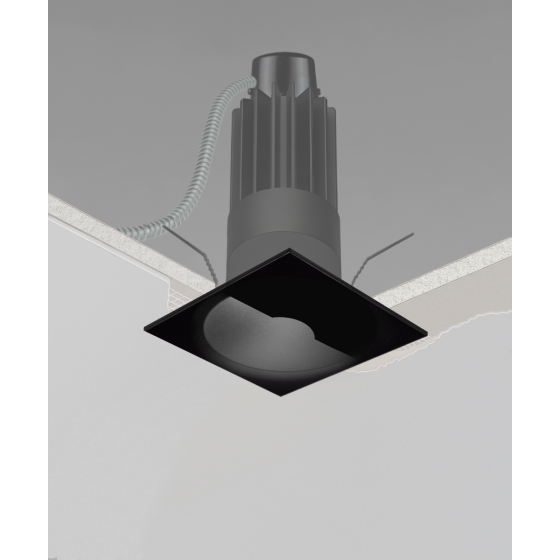 Square LED Recessed Lighting | Trimless 2-Light and 3-Light Options ...
