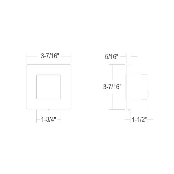 Indoor and Outdoor LED Step Lights - Modern | High Quality | Alcon Lighting