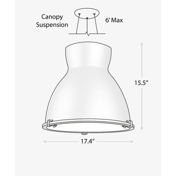 Commercial LED Pendant Lights with Smart Controls – Alcon Lighting