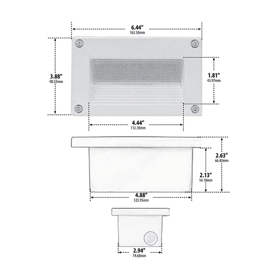 Indoor and Outdoor LED Step Lights - Modern | High Quality | Alcon Lighting