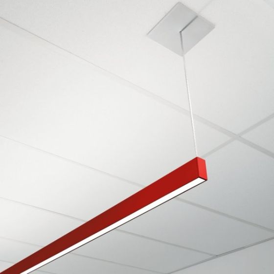 Peerless Lighting Square I/D LED Suspended Indirect / Direct Light ...