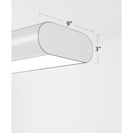 LED Linear Ceiling Surface-Mount Lights | Commercial-Grade | U.S. Made