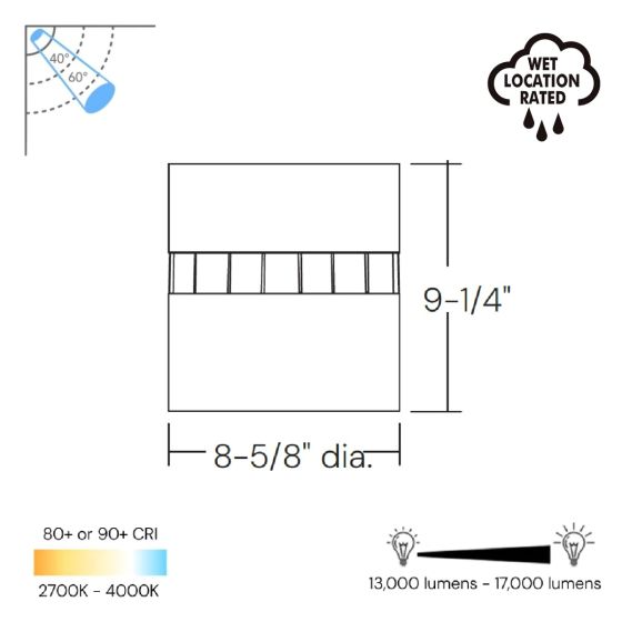 LED Cylinder Light Fixtures