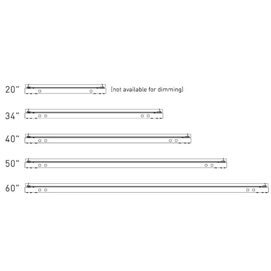 Fluorescent Linear Ceiling Surface-Mount Lights | Commercial-Grade | U ...