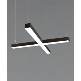 4" X-Shaped Linear LED Pendant Light – Alcon Lighting 12100-40-X-P