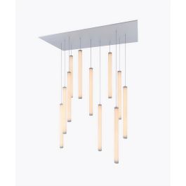 11-Light LED Tube Suspension Chandelier – Alcon Lighting 12168-11
