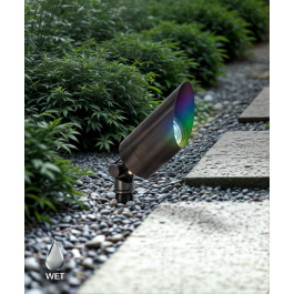 RGBW Medium Shroud LED Landscape Uplight - Alcon Lighting 9170-MS