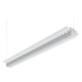 HE Williams SIA2 Square LED 4 Foot Architectural Linear Pendant Mount ...