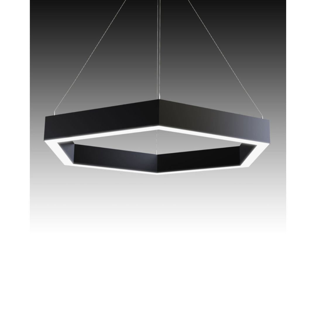 Contemporary Hexagon LED Pendant Light – Alcon Lighting 12100-20-HEX
