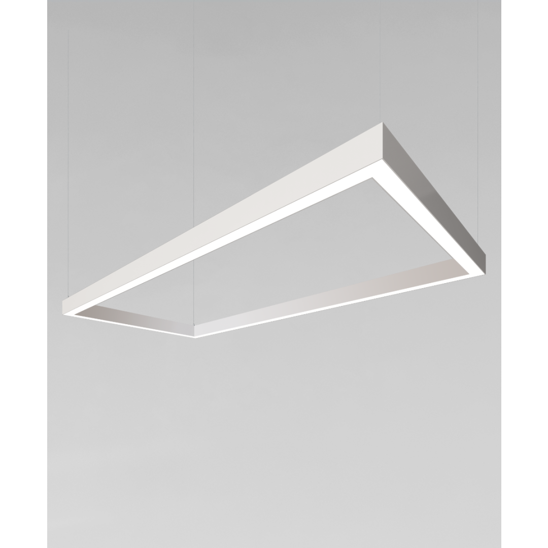 Modern 2" Rectangular LED Pendant Light – Alcon Lighting 12100-40-P-RC
