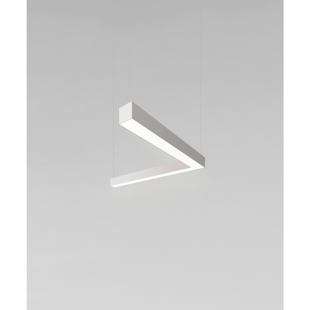L-Shaped Architectural Pendant LED Light – Alcon Lighting 12100-40-P-L