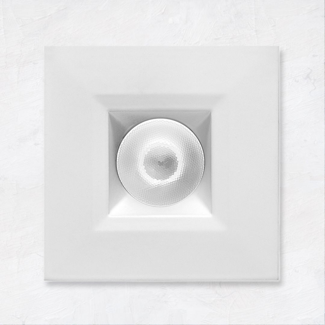 Alcon 14142-S-DIR Recessed 1-Inch Miniature Fixed-Square LED Downlight