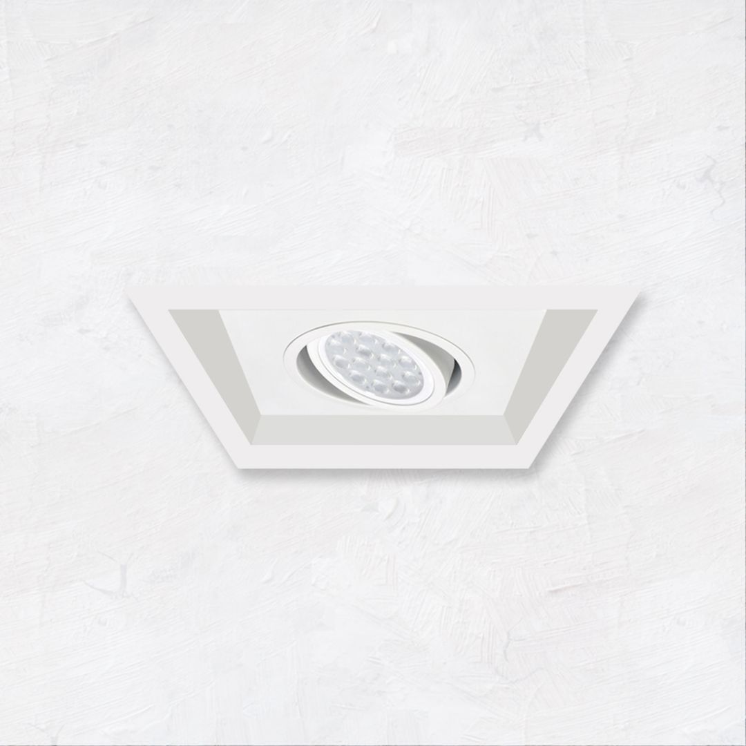 Alcon Lighting 14300-1 Oculare Architectural LED Flanged 1 Head ...