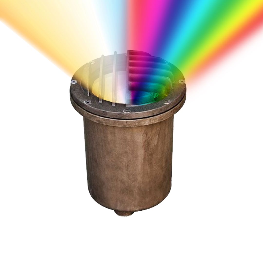 Alcon 9043-RGBW 7-Inch In-Ground RGBW LED Well Light