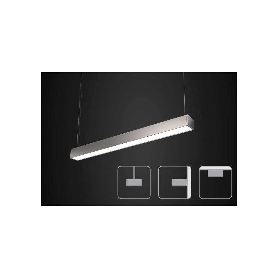 A Light D3 Accolade Suspended LED Fluorescent Fixture | AlconLighting.com