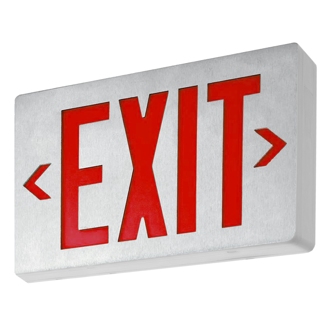 Alcon 16108 New York City Compliant Diecast Aluminum Exit Sign