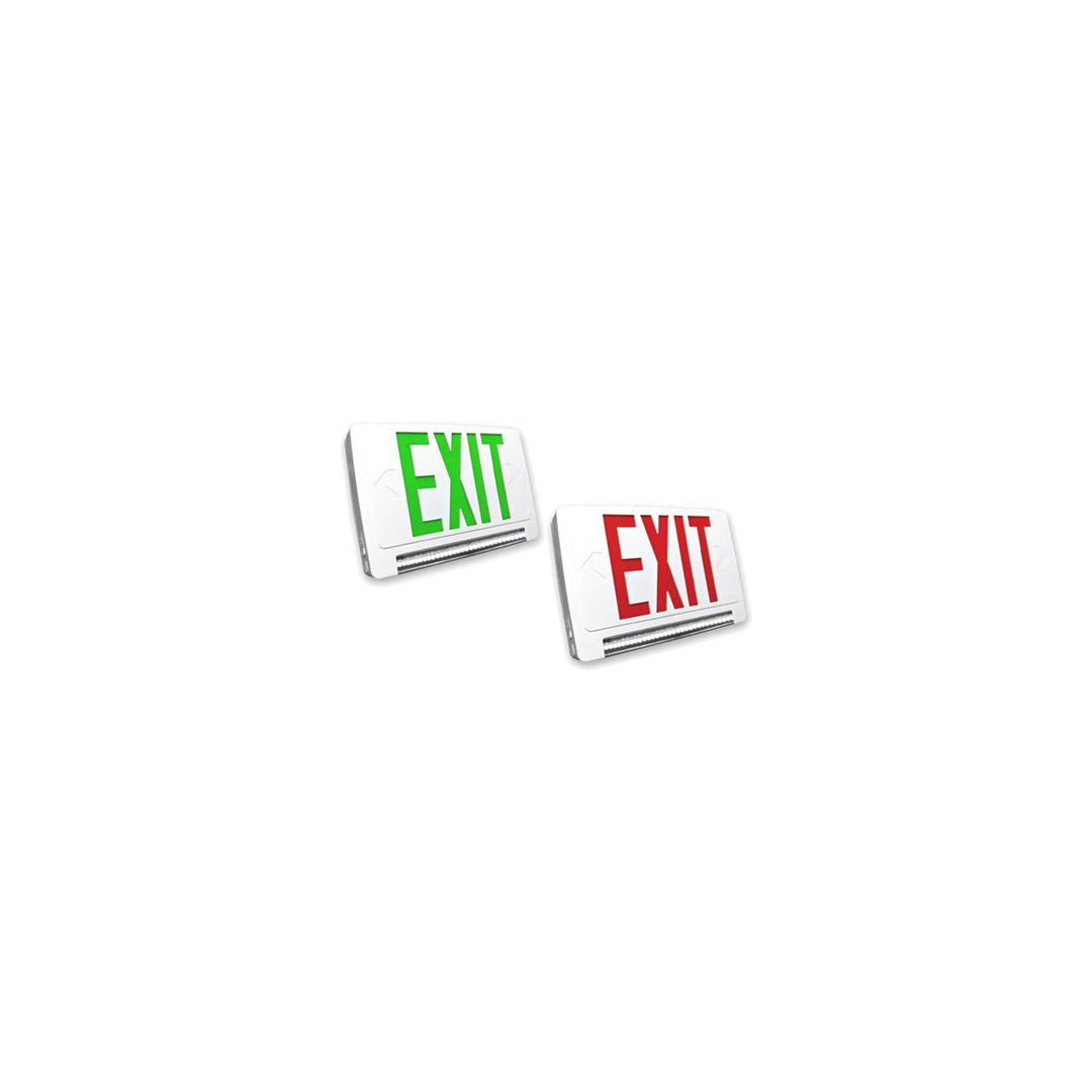 Alcon Lighting 16115 Combination LED Exit and Emergency Light ...