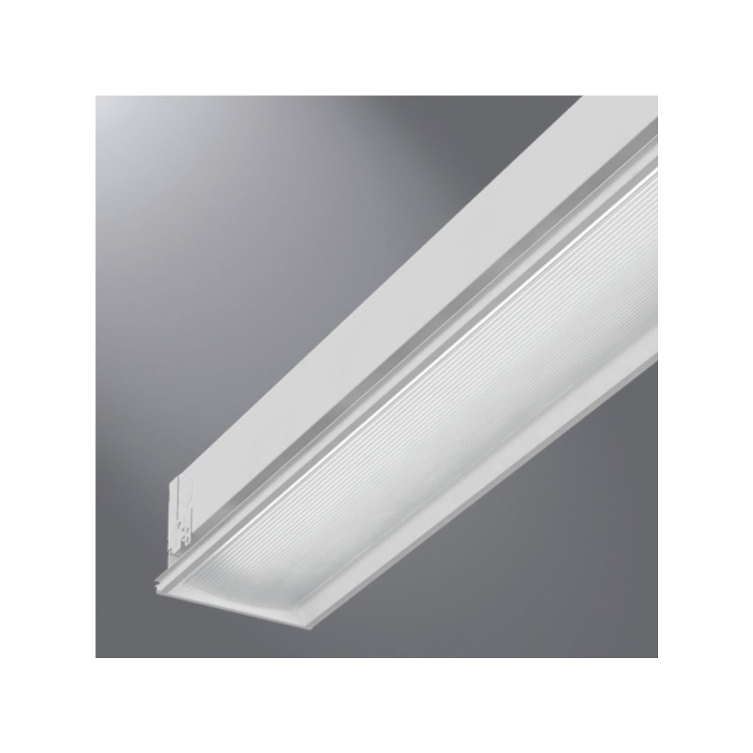 Cooper Class R6 4FT LED Linear Recessed Light Prismatic Lens Fixture ...