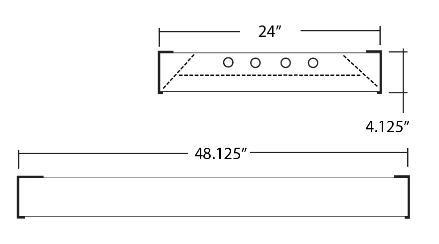 Buy Cooper Class R3 Rectangular Perforated Inlay LED Recessed Light ...