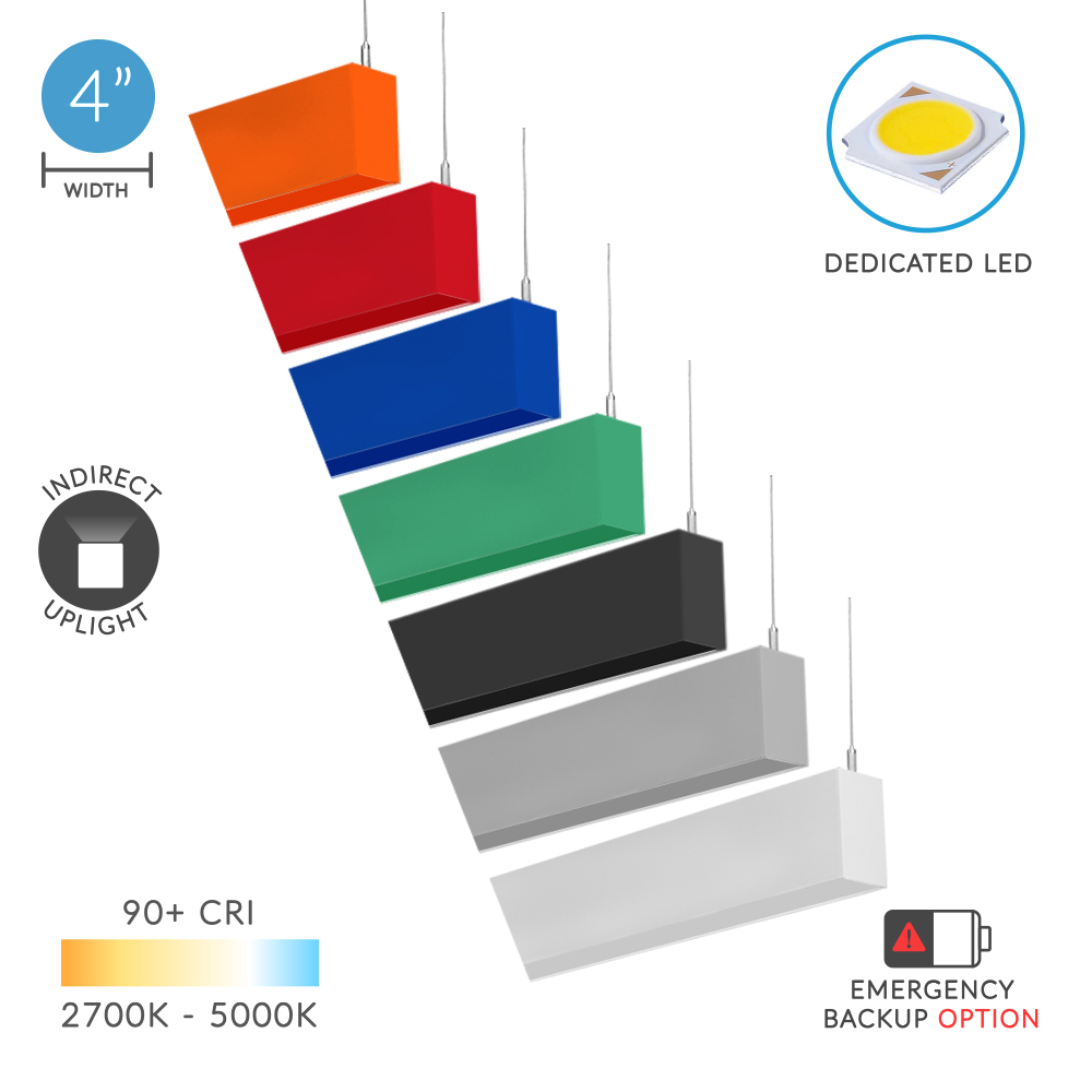 LSI Industries RAIL-4-LED LiniArc Indirect Rail Solid Body LED ...