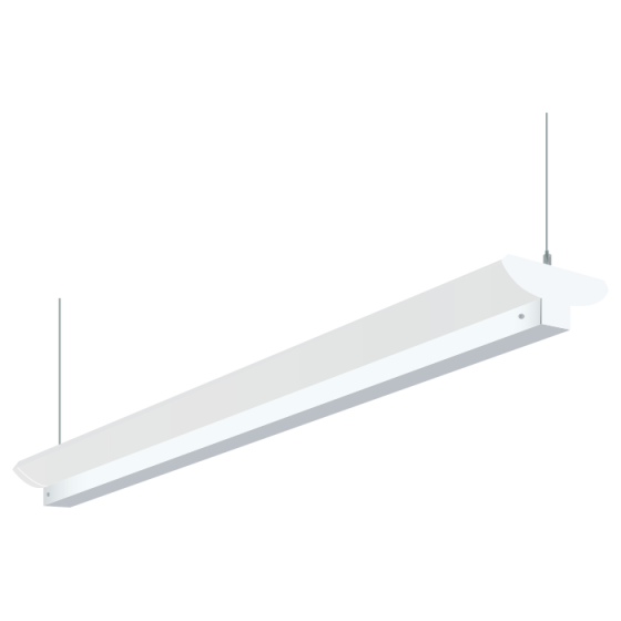 H.E. Williams FP2 Beveled Luminous Flat Panel Fluorescent Suspended ...