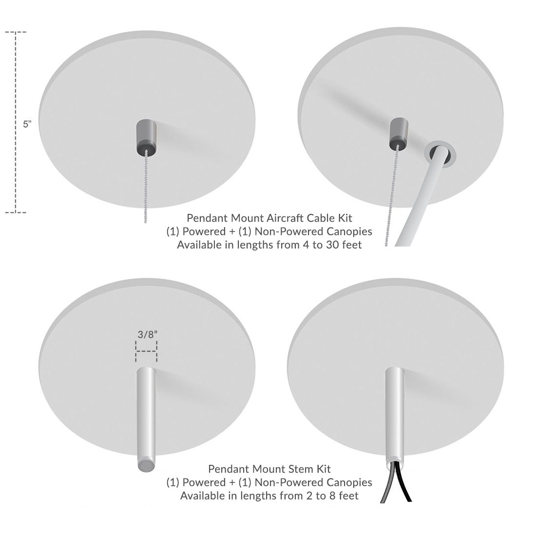 Alcon 12500-40-P Linear Antimicrobial LED Pendant Light | U.S. Made ...