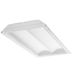 Lithonia - 4000 Lumens - 2x4 Breez Series Recessed Indirect LED Troffer ...