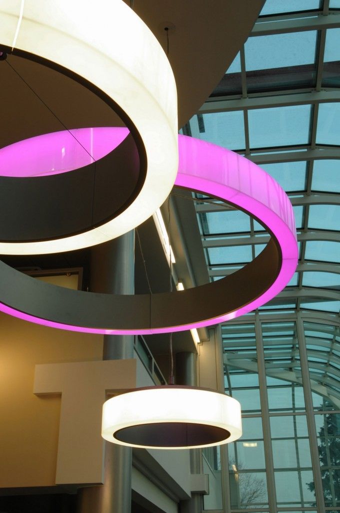 Betacalco Bubble RGB LED Suspended Light Fixture | AlconLighting.com