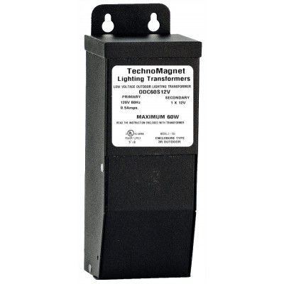 60W 12V DC Indoor/Outdoor Dimmable LED DC Magnetic Transformer Driver