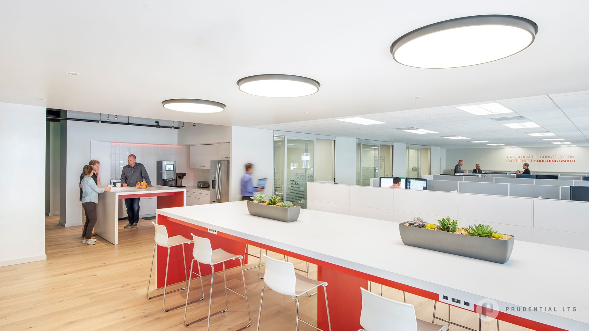 Prudential Lighting P4000 Sky LED Semi-Recessed Surface Light Fixture ...