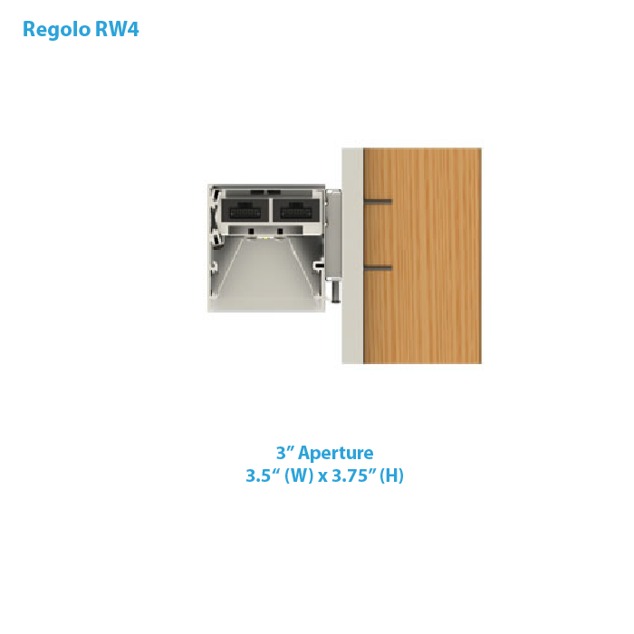 Nulite Lighting Regolo RW4-4U Uplight Wall Series LED 4 Inch Linear ...