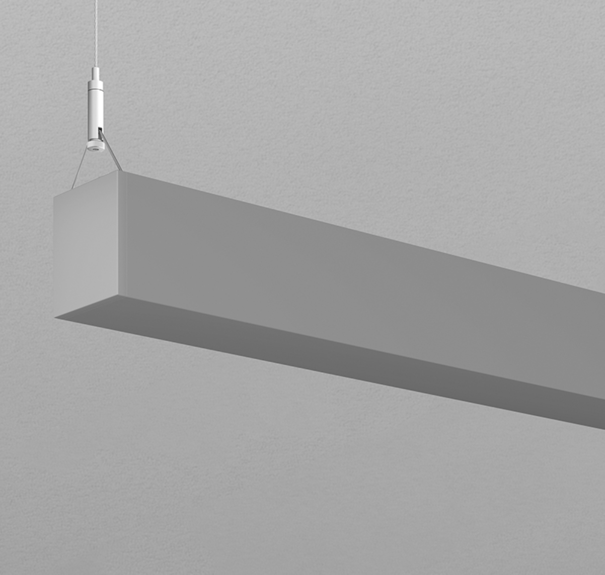 Axis Lighting B2SQILED Beam 2 Square LED Linear Pendant Indirect Light ...