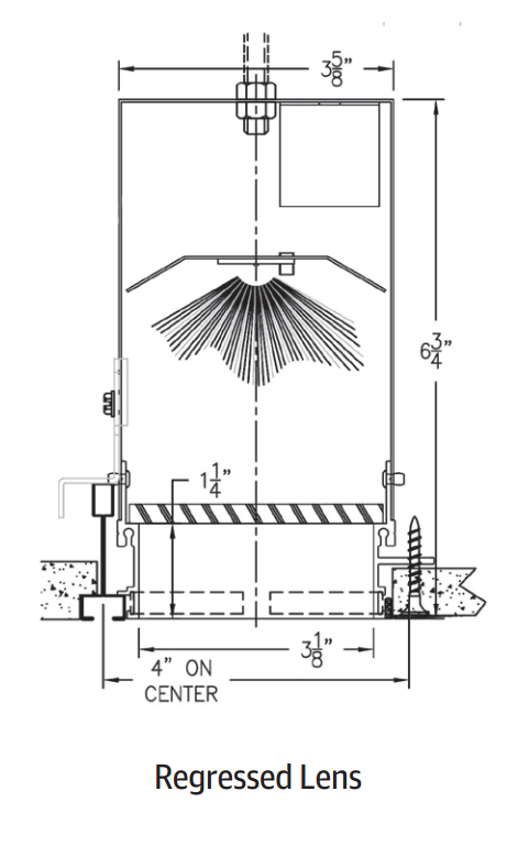 The Mark Architectural Lighting S4l Slot 4 Recessed Ultrastructural