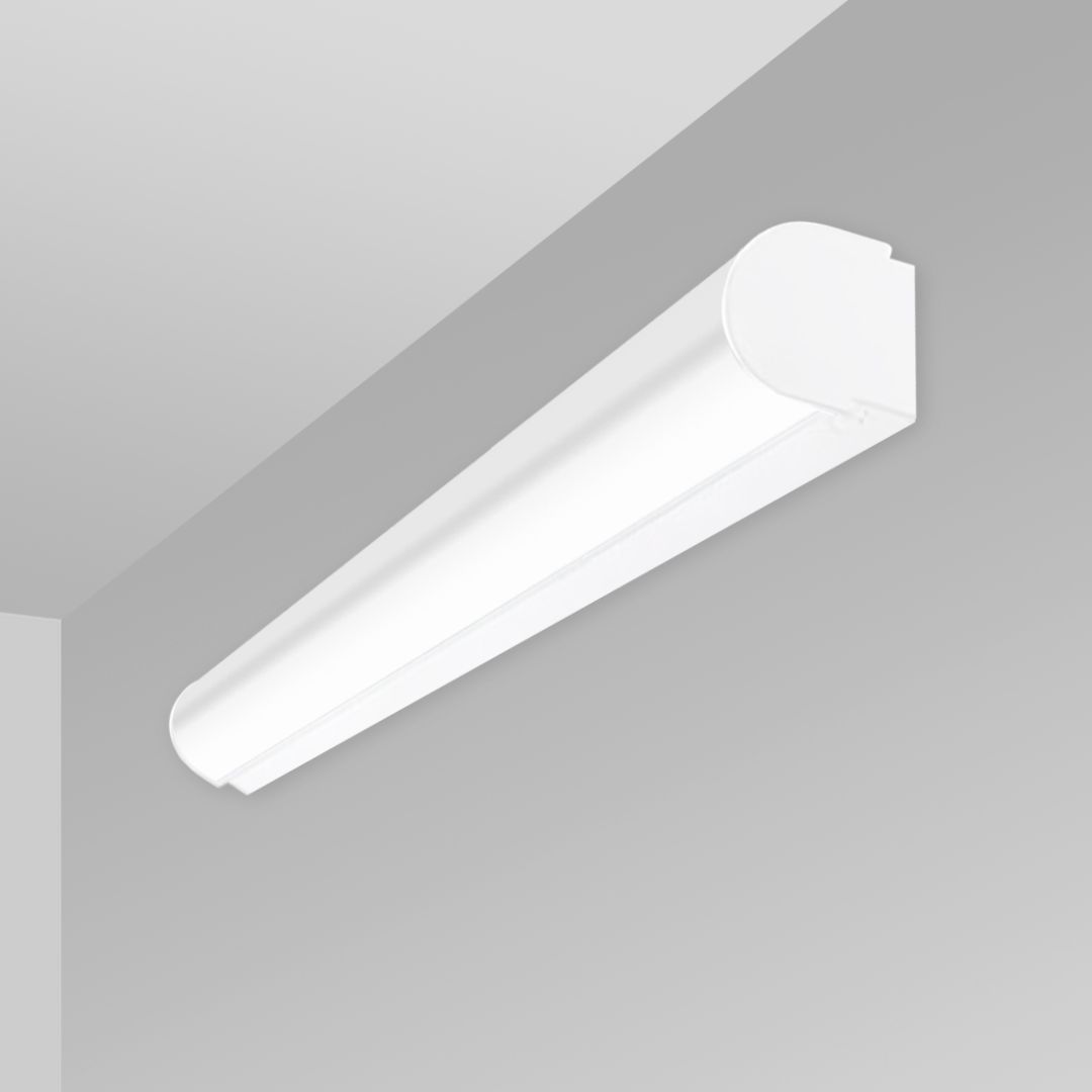 Alcon 12527-W Antimicrobial Linear Wall-Mounted LED Light | Commercial ...