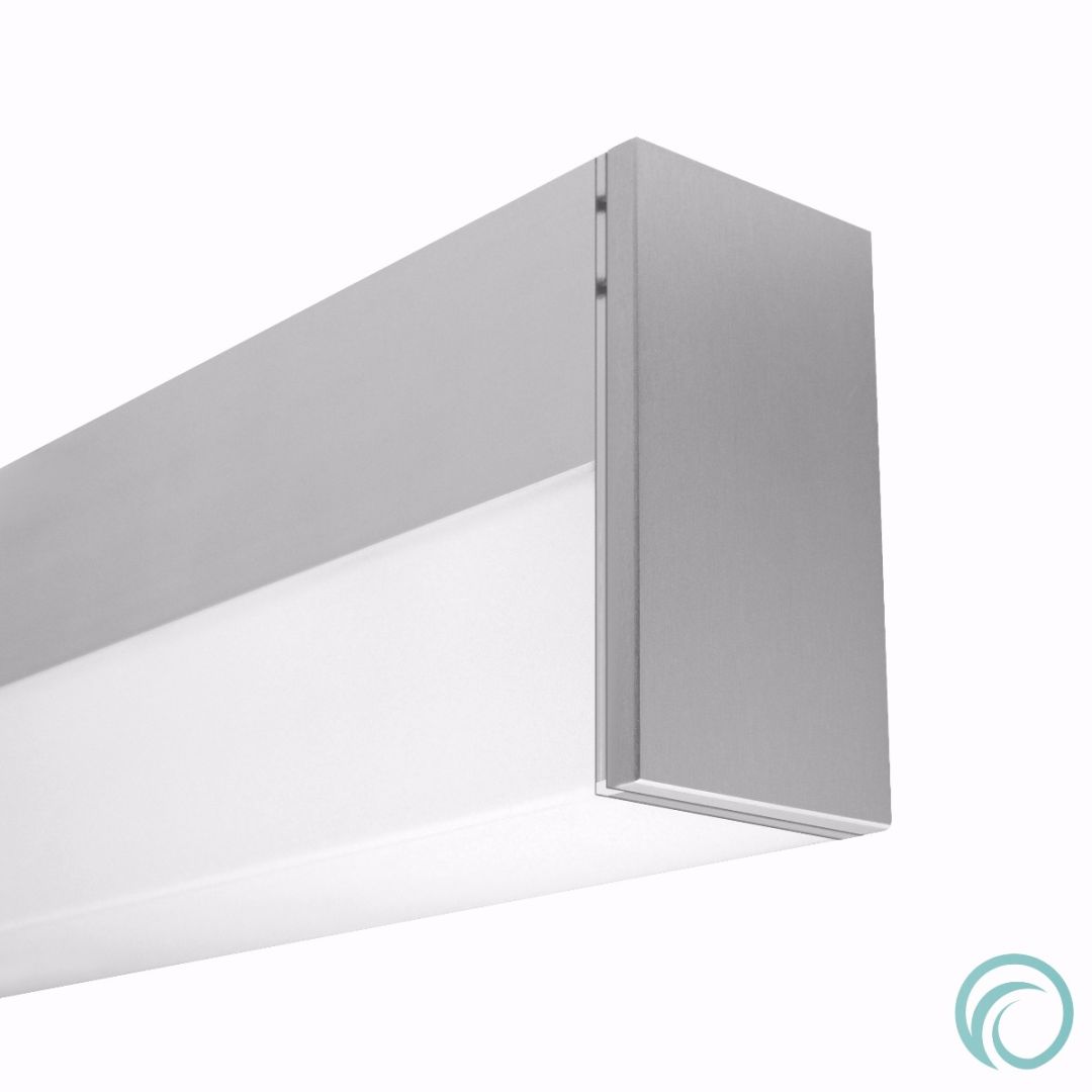 Bartco Lighting BSW210 2” Wide LED Luminaire With Drop Lens, Outdoor Locations, Remote Driver ...