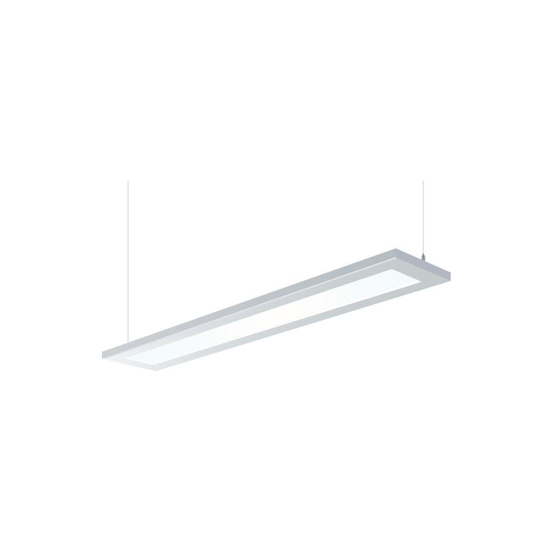 H.E. Williams FP2 Beveled Luminous Flat Panel Fluorescent Suspended ...